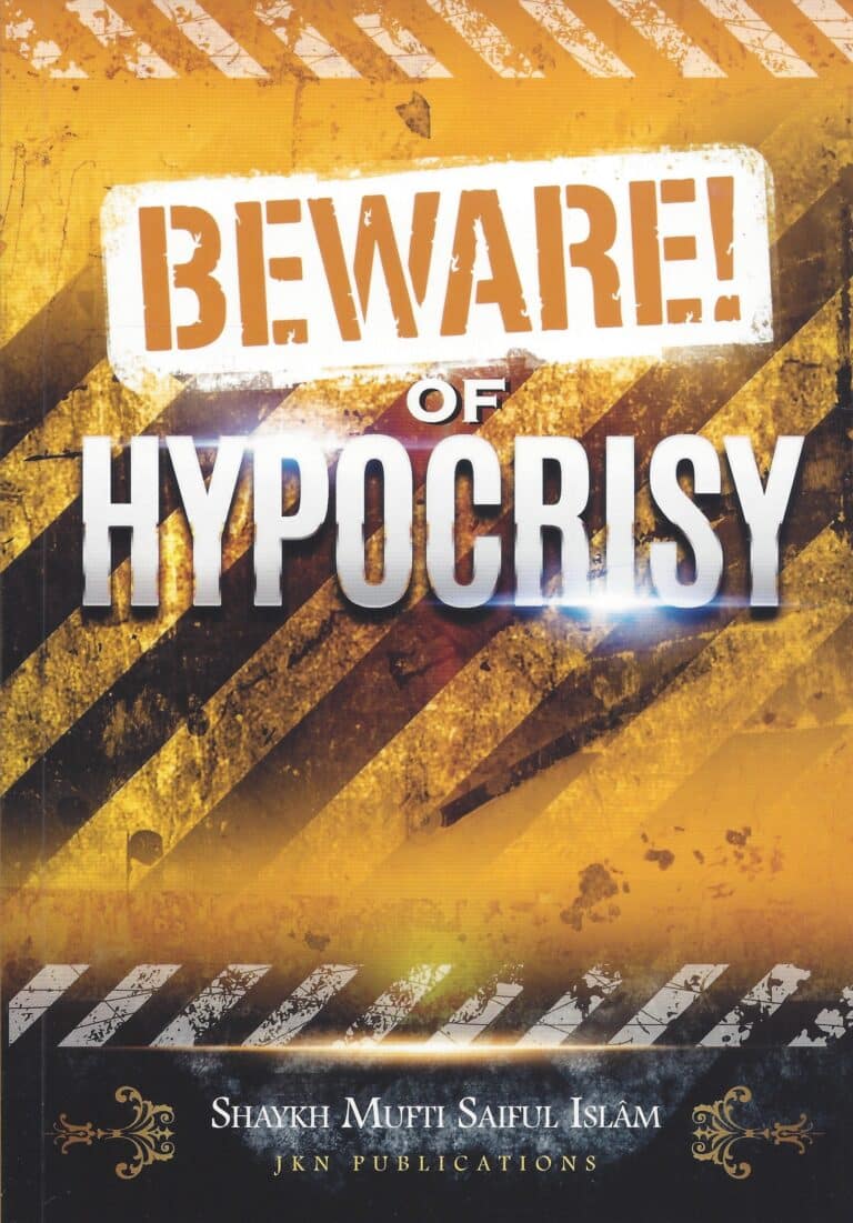 Beware of Hypocrisy - English